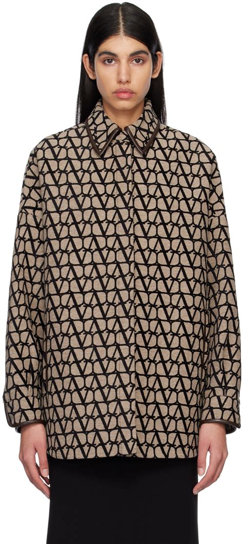Valentino Beige VLogo Jacket Valentino