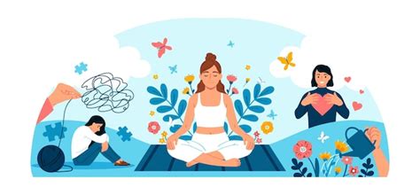 Premium Vector Mental Health Illustration In Flat Style