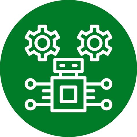 Robotic Process Automation Outline Circle Icon 39494482 Vector Art At Vecteezy