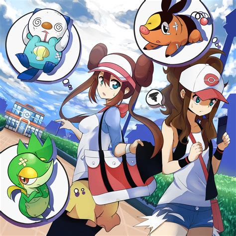 Pokemon Hilda And Rosa
