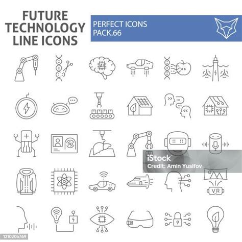 Future Technologie Mince Ensemble Dicônes De Ligne Collection De