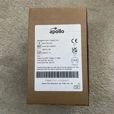 INTELLIGENT ADDRESSABLE INPUT And Output Interface Module Control Apollo XP95 4 20 PicClick UK