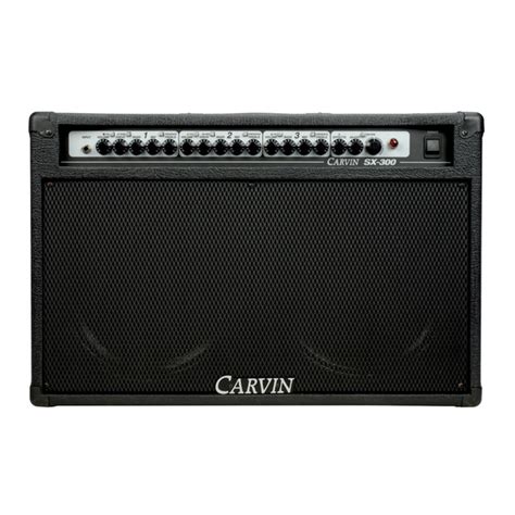 Carvin Sx300 Operating Manual Pdf Download Manualslib