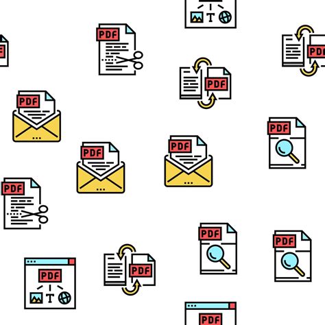 Pdf Electronic File Vector Seamless Pattern 10143879 Vector Art At Vecteezy