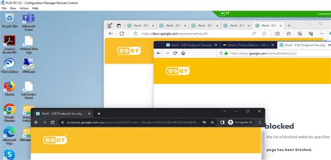 I Need To Block Users From Accessing Google Docs The Created Rule Does Not Work ESET Endpoint