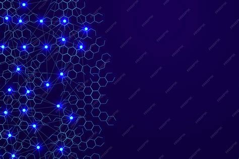 Premium Vector Abstract Lines And Dots Connecting Background Digital