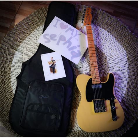 Jual Fender Japan Eros Candra Signature Telecaster Sephia Electric