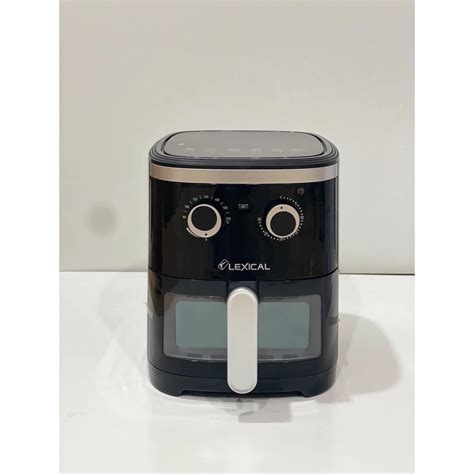 Здравословен фритюрник с горещ въздух Lexical Airfryer 4 5l 1300w Черен Emag Bg