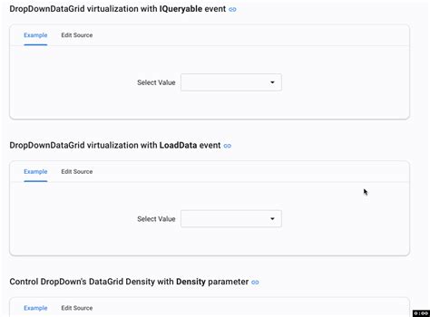 DropDownDataGrid With Virtualization Filter Not Working After
