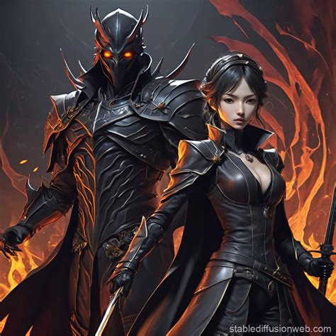 Shadow Monarch Assassin In Anime Style Stable Diffusion Online