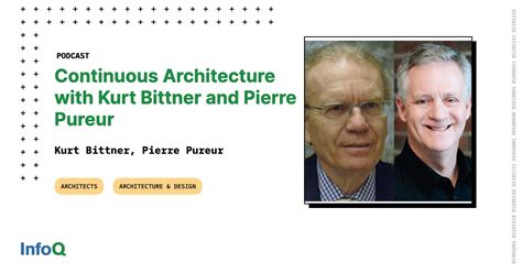 Continuous Architecture With Kurt Bittner And Pierre Pureur Infoq