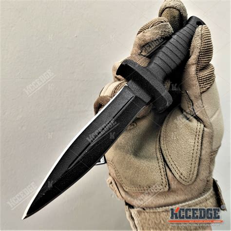 7 Tactical Assassin Knife Double Edge Blade Fixed Blade Knife Boot