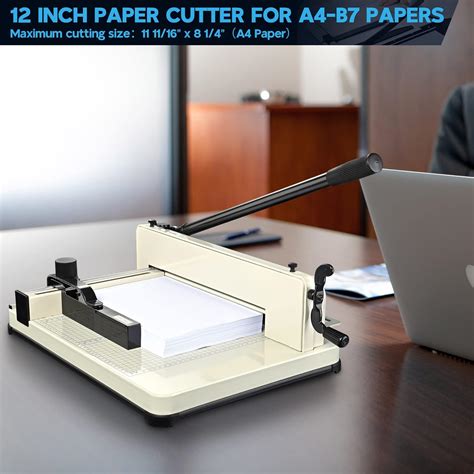 Yescom Cortador De Papel Resistente Cortador Industrial De Guillotina