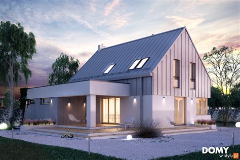 Projekty domów w stylu skandynawskim koszty budowy Dom
