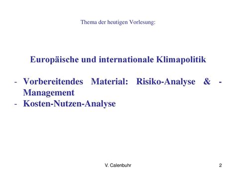 Vorlesung Europäische Umweltpolitik FS Block Vorbereitung ppt