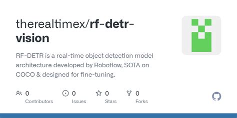 Rf Detr Vision README Md At Main Therealtimex Rf Detr Vision GitHub