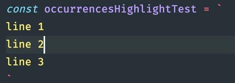 Template String Literals Now Participate In Occurrences Highlighting