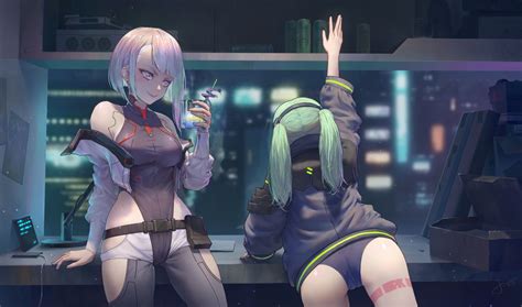 Rebecca And Lucy Cyberpunk And 1 More Drawn By Jayxu Danbooru