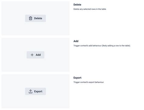 Design Table Toolbar Made With Supernova