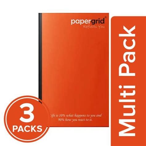 Buy Papergrid Long Notebook Unruled 72 Pages Soft Cover Online At