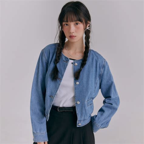 로엠 라운드 데님 자켓1colorsrmjke49gt1