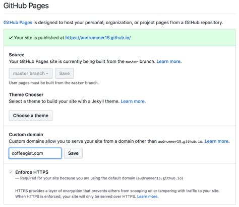 Custom Domains With Ssl For Github Pages Coffeegist