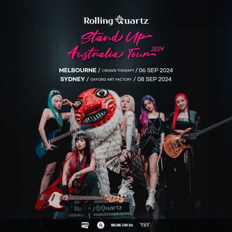 Rolling Quartz 2024 Australia Tour Poster Image R Kpop