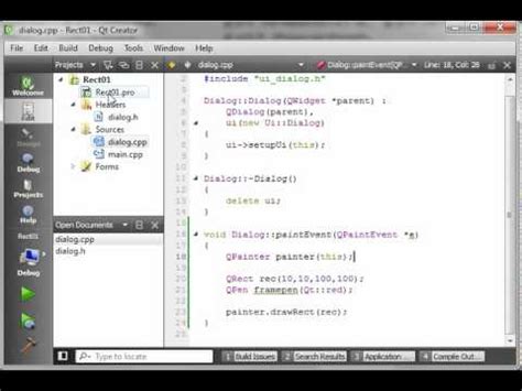 C Qt QRect And QBrush YouTube