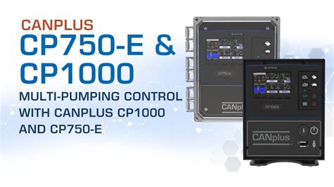 Multi Pumping Control With Canplus Cp1000 And Cp750 E Youtube