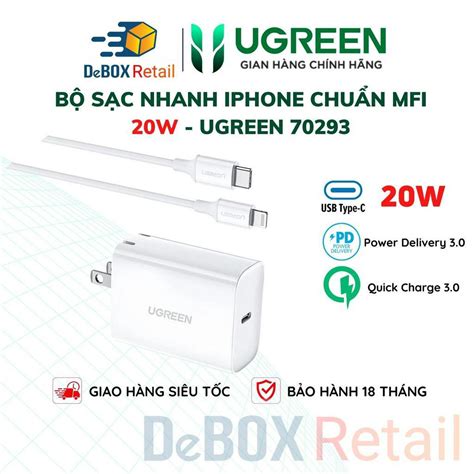 Combo S C Nhanh Ugreen G M C S C Nhanh Cd Pd W Quick Charge Qc V C P Type C To L