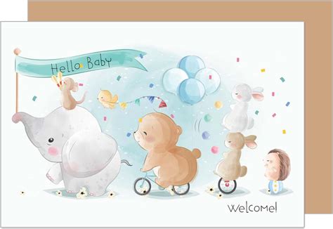 Tarjeta De Nacimiento Para Bebé Niña Felicita Con Amor Y Dulzura La