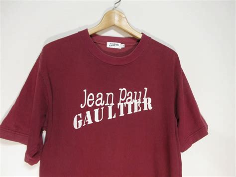 【傷や汚れあり】90s Jean Paul Gaultier ジャンポール・ゴルチエ Tシャツ えんじ色 表記サイズm 送料210円の落札情報