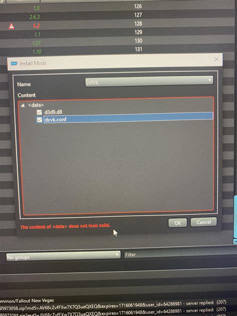 having trouble installing dxvk i try to edit the load tree but i don t