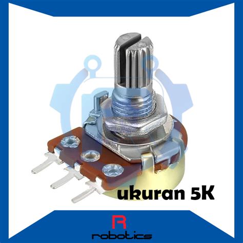 Jual Potensiometer 5k 5 Kilo Ohm Potensio Meter Mono B5k Trimpot