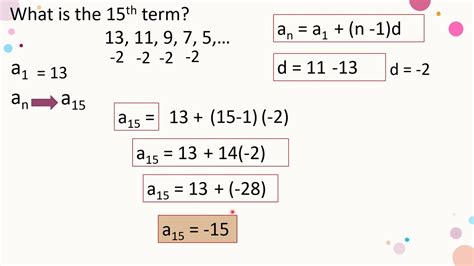 Arithmetic Sequence And Arithmetic Mean Youtube