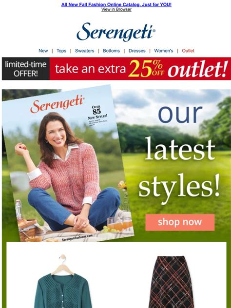 Serengeti Catalog Introducing Fall 🍂 The Newest Styles 🍂 View Catalog