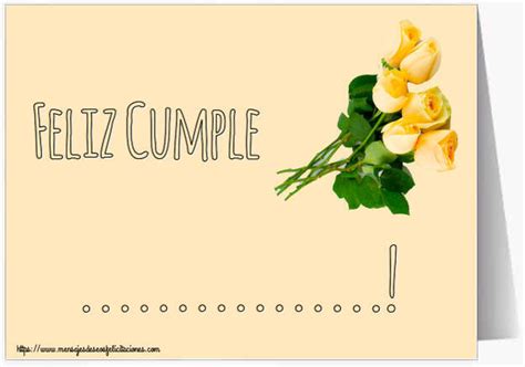 Feliz Cumple Crea Felicitaciones Personalizadas Con Nombre