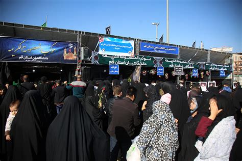 Atabenews خدمت‌رسانی ۱۲ موکب از کشورهای مختلف در حرم حضرت معصومه س