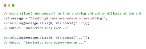 How To Shorten A Javascript String With Ellipsis Raja S Posted