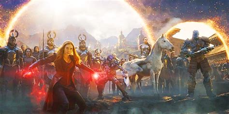 La Scène Du Portail De Endgame Recréée Avec Les Personnages De La Phase