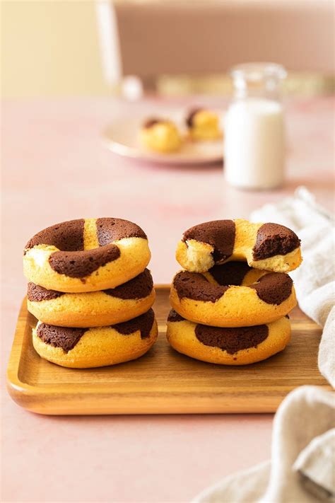 Doonuts Marbrés Chocolat Façon St Michel