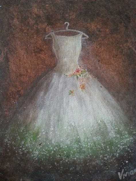 Pin By Valerie Fodstad On Fantasy Art Dress Painting Simple Canvas