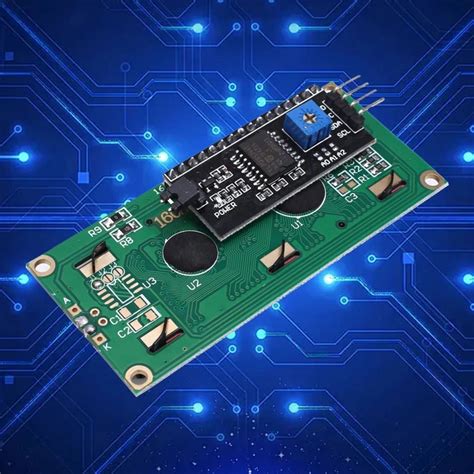 i2c 1602 lcd module with potentiometer for arduino and microcontrollers
