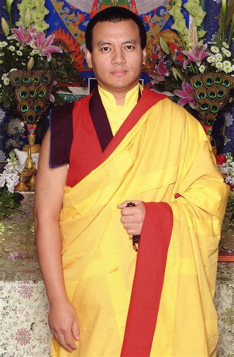 Venerable Wangchen Rinpoche In Traditional Saree