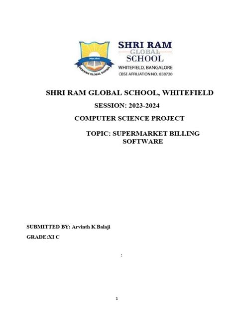 Sample Project Report Cs Pdf Sales Data