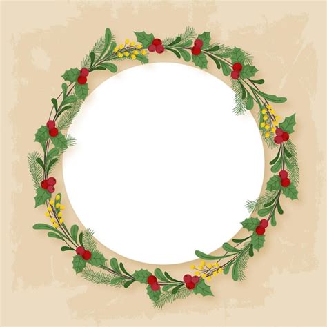 Christmas Round Border Vectors And Illustrations For Free Download Freepik