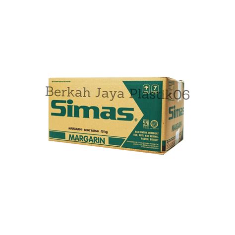 Jual Simas Margarine 15 Kg Mentega Simas 15kg 1 Karton Shopee