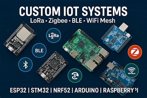Do Esp32 Stm32 Nrf52 Arduino Raspberry Pi For Lora Ble Wifi Mesh Zigbee