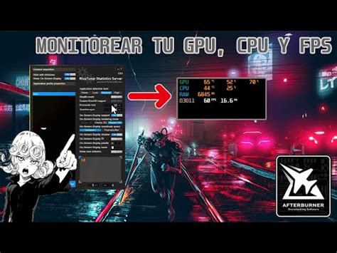 Como Monitorear Tu Gpu Cpu Y Fps Con Msi Afterburner Youtube