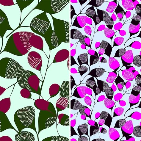 Premium Psd Different Colors Of The Same Pattern